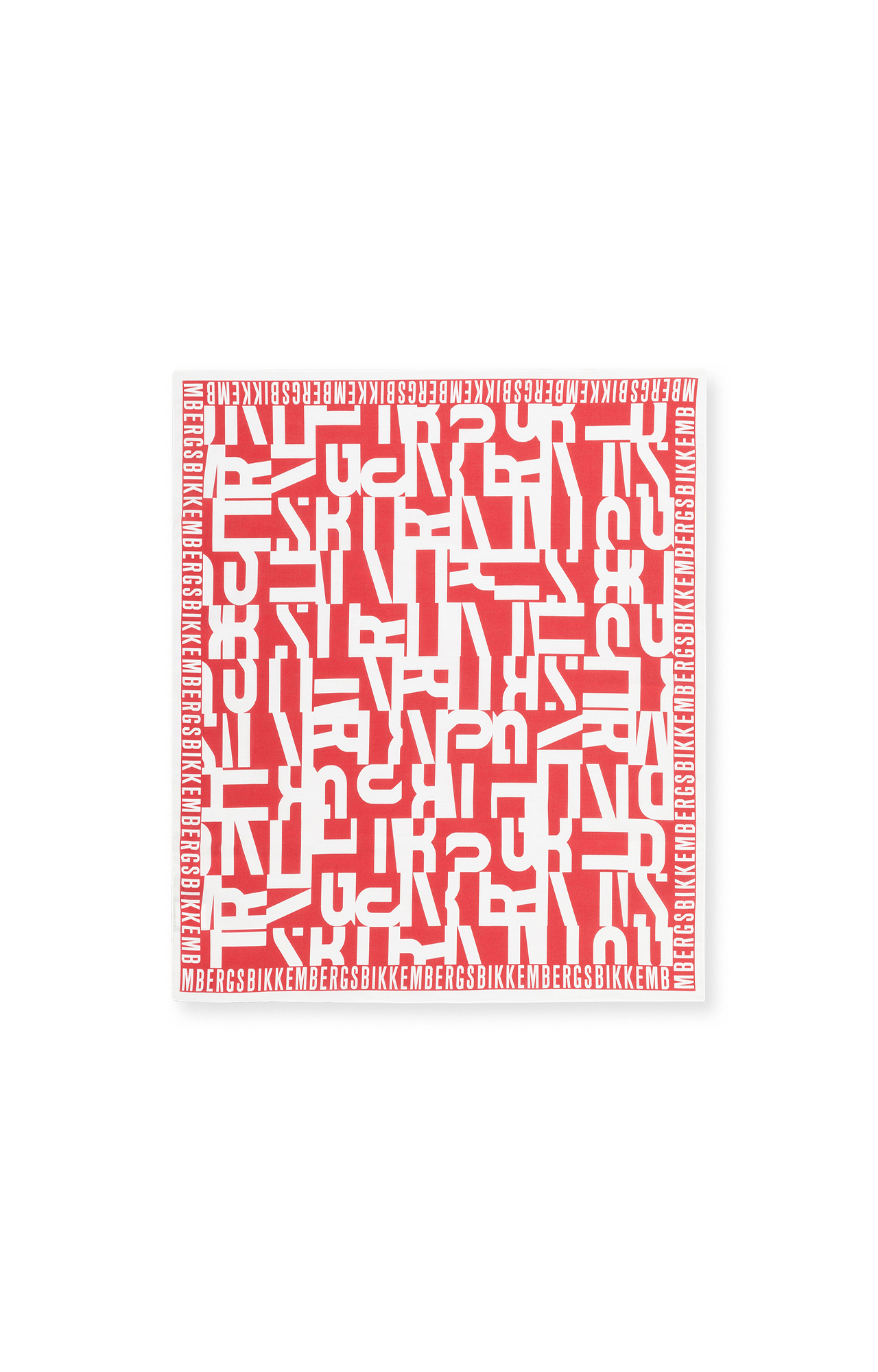 Red Bandana Lettering | Bikkembergs