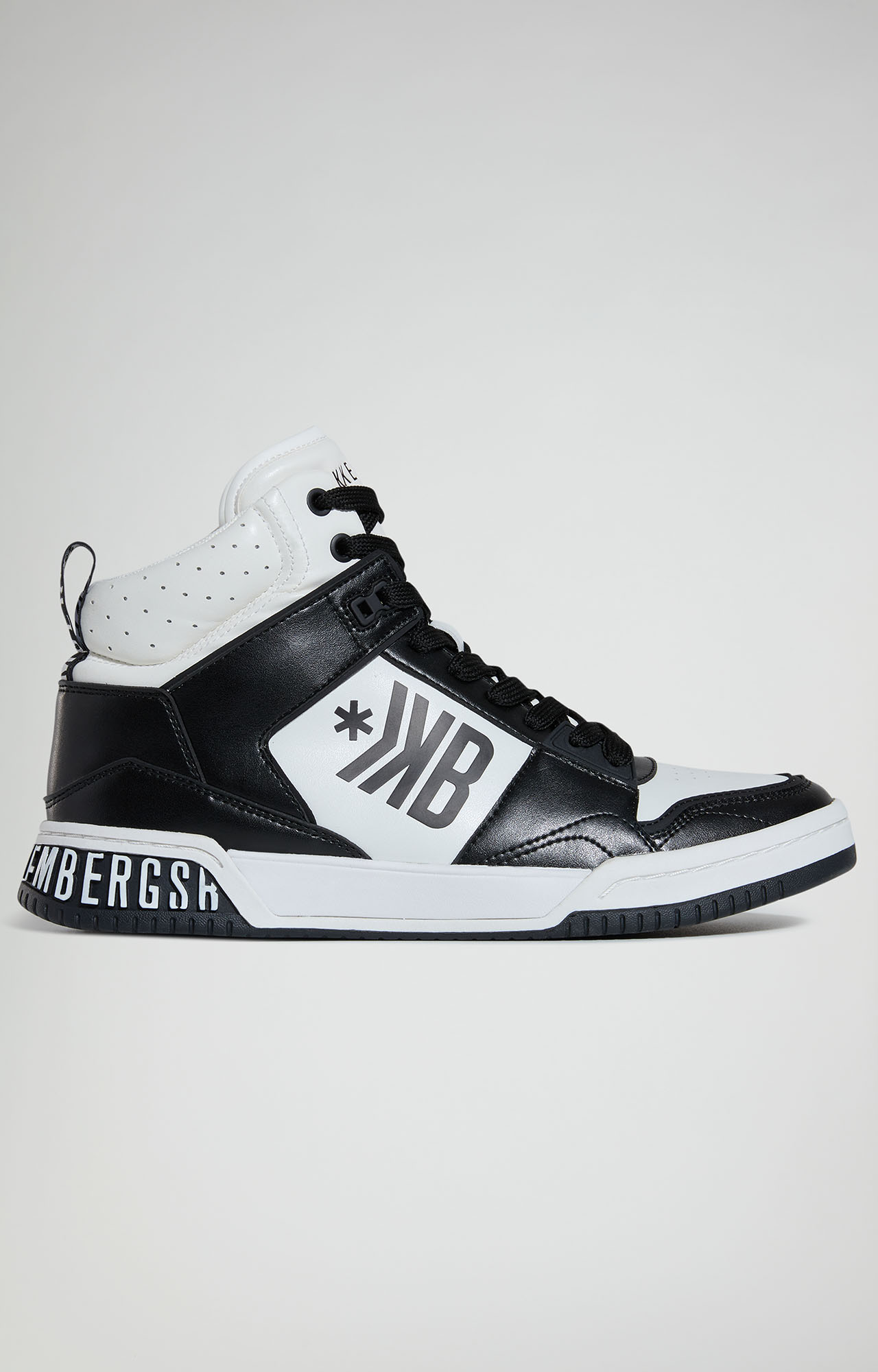 Black Shaq M holographic men's sneakers | Bikkembergs